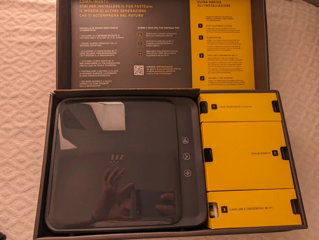 MODEM ROUTER FASTWEB FASTGate ADSL FIBRA WiFi EUR 5,00 - PicClick IT