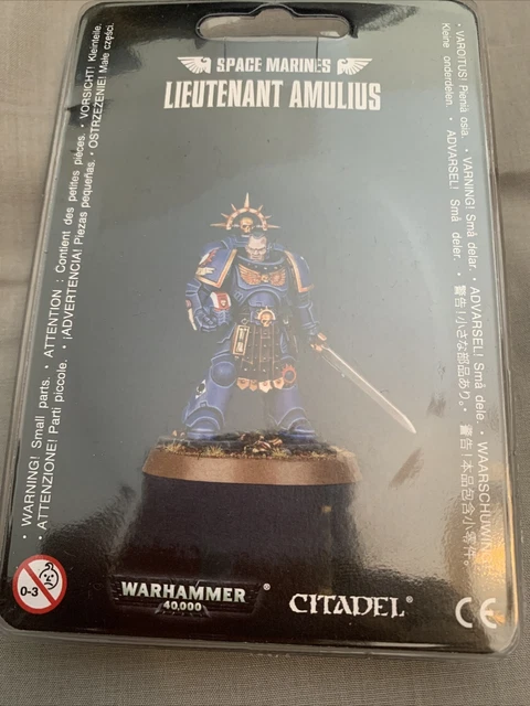 WARHAMMER 40K SPACE Marine Primaris Lieutenant Amulius $40.00 - PicClick CA