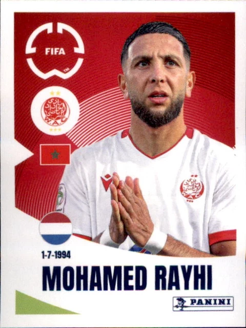 PANINI FIFA CLUB World Cup 2025 Sticker 441 - Mohamed Rayhi - Wydad AC ...