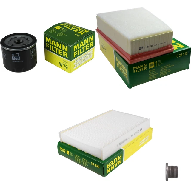 MANN-FILTER INSPECCIÓN SET Juego Filtros para Renault Fluencia 1.5 DCI ...