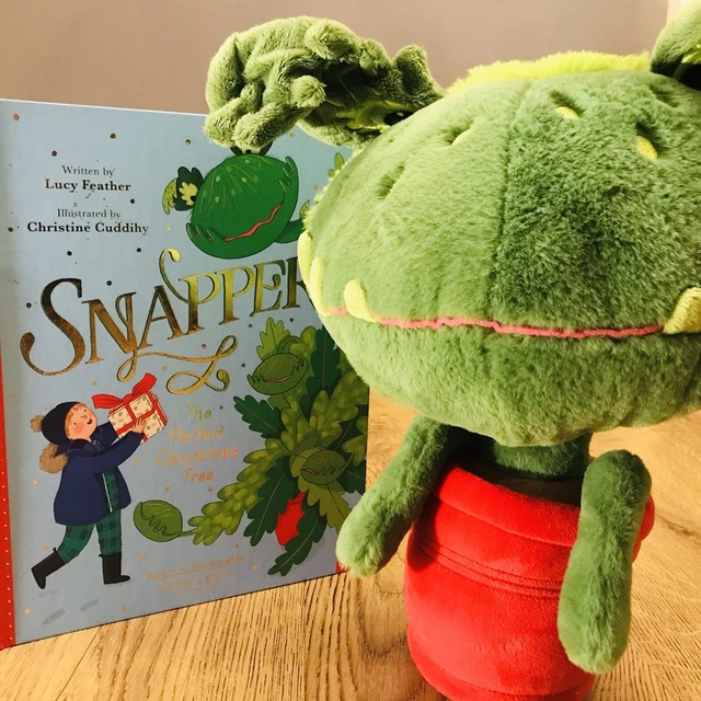 JOHN LEWIS VENUS Flytrap Snapper Plush Toy And Book £17.00 - PicClick UK