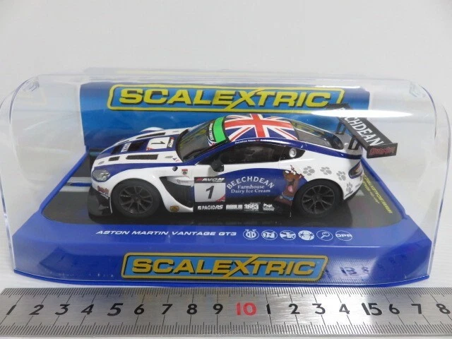 SLOT CAR 1/32 SCALEXTRIC ASTON MARTIN VANTAGE GT3 British GT C3623 $90. ...