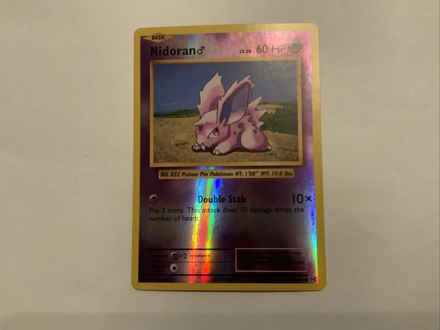 POKEMON CARD - XY Evolutions - Nidoran - 43/108 - Reverse Holo - Pack Fresh. £1.50 - PicClick UK