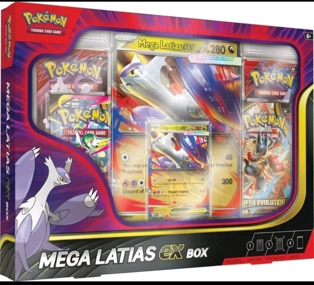 POKÉMON TCG: MEGA Evolution : Mega Latias ex Collection Box Presale 10 ...