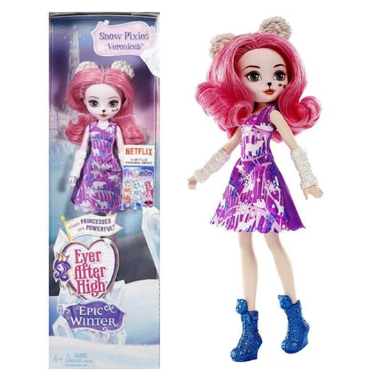 MATTEL EVER AFTER High Epic Winter Doll Snow Pixies Veronicub 22Cm ...
