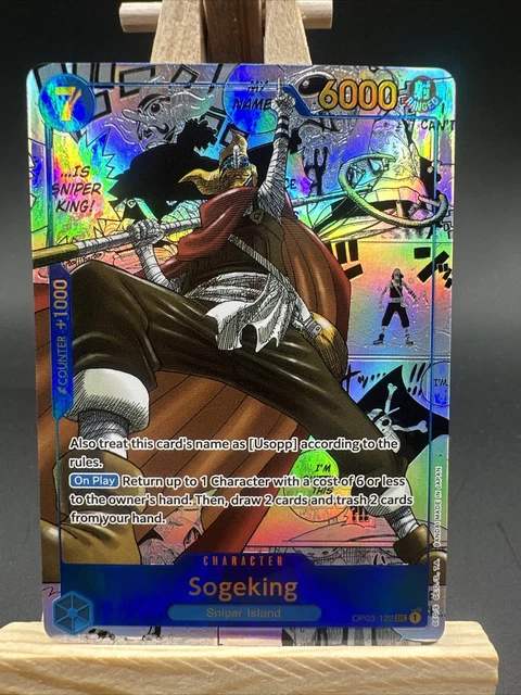 SOGEKING MANGA OP03-122 English One Piece Card Game Pillars Alternate ...