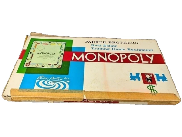 VINTAGE 1970S ERA Monopoly game Parker Brothers Classic Original Box ...