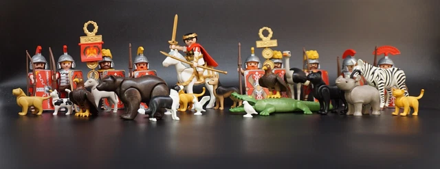 PLAYMOBIL JULIUS CÄSAR Sehr großes Römer Set Elite Einheiten Arena ...