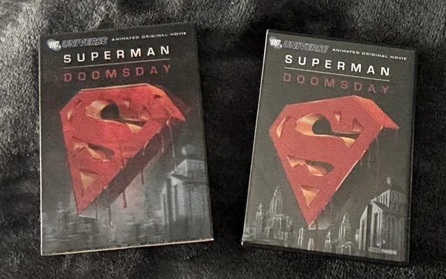 SUPERMAN DOOMSDAY DVD DC Animated Original Movie with Lenticular Slip ...