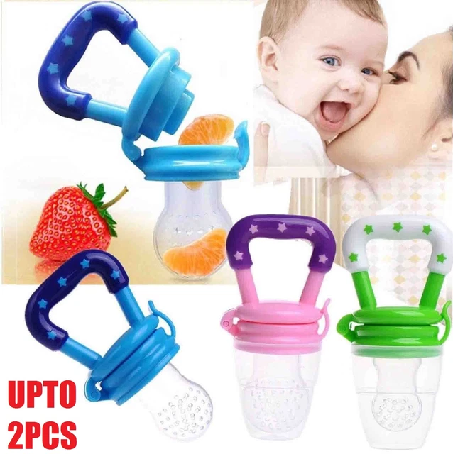 BABY FRESH FRUIT Food Feeder Nibbles Pacifier Safety Silicone Feeding ...