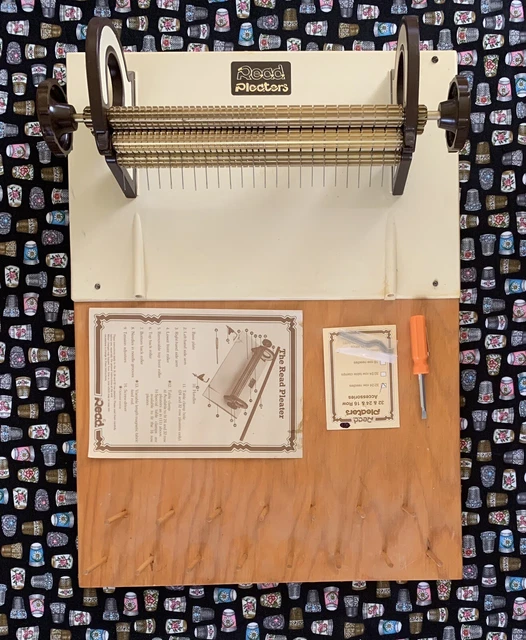 *VINTAGE* READ 24-Row Smocking Pleater, extra Read Needles/Working ...