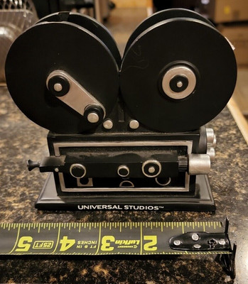 UNIVERSAL STUDIOS THEME Park Logo Camera Tape Dispenser Souvenir Movie ...