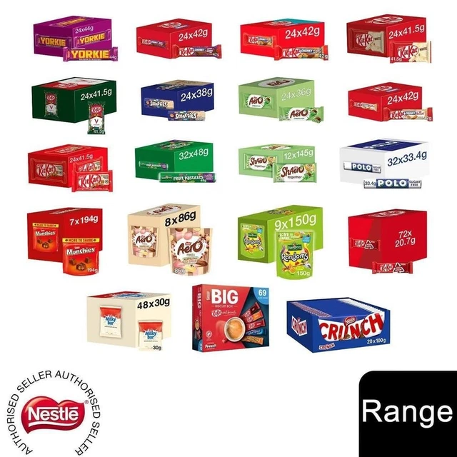 NESTLE CHOCOLATE BAR Collection (3x Full Box), Pick Your Favourite £48. ...