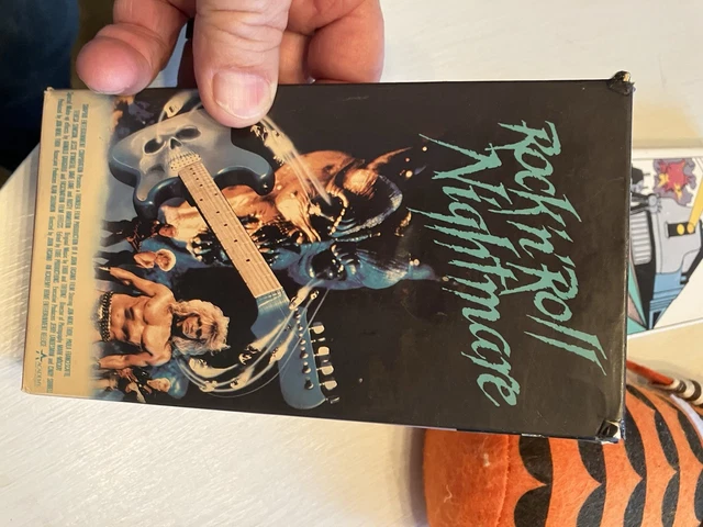 ROCK N ROLL Nightmare 1987 VHS RARE! Horror Tested Original Jon Mikl ...