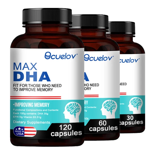 MAX DHA CAPSULES Contain Epa, Support Brain Development & Health ...