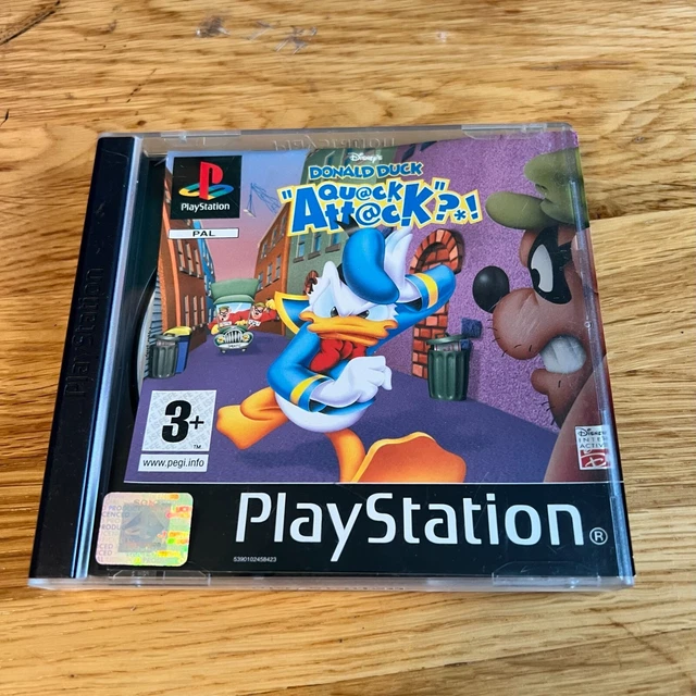 DONALD DUCK QUACK Attack Disney PS1 Sony PlayStation DISC ONLY EUR 10 ...