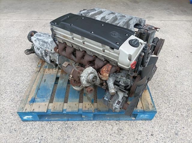 MERCEDES BENZ OM606 Turbo Engine With Automatic Gearbox £1,320.00 ...