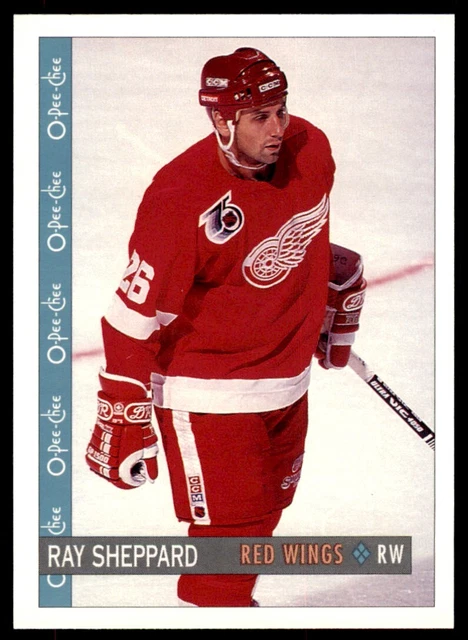 1992-93 O-PEE-CHEE RAY Sheppard. Detroit Red Wings #154 EUR 2,06 ...