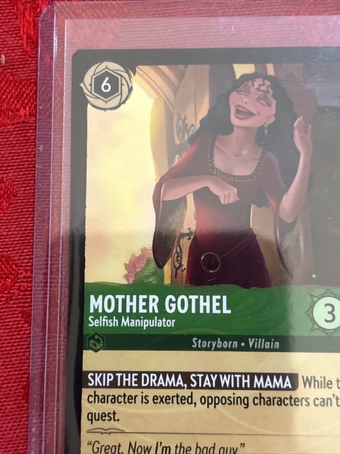 DISNEY LORCANA - Super Rare Mother Gothel Selfish Manipulator 90/204 ... DISNEY LORCANA - Super Rare Mother Gothel Selfish Manipulator 90/204 ...