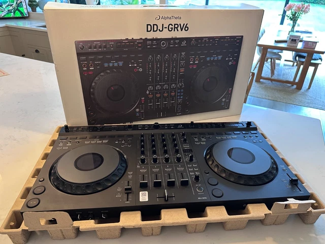 PIONEER DJ/ALPHATHETA DDJ-GRV6 4-Channel DJ Controller & FREE ...