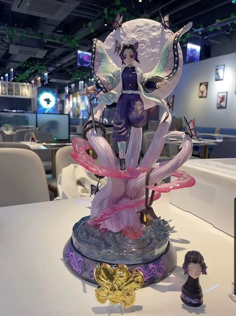 SDS STUDIO JIANKE Demon Slayer 1/6 Kochou Shinobu GK Resin Painted LED ...