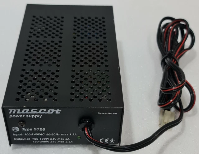 MASCOT TYPE 9726 POWER SUPPLY 100-240VAC 50-60 Hz £142.72 - PicClick UK