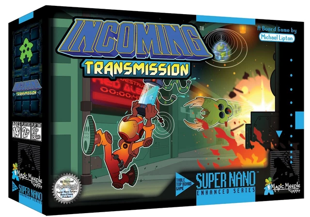 INCOMING TRANSMISSION GAME WITH PLAYMAT cooperative sci-fi pixel ...