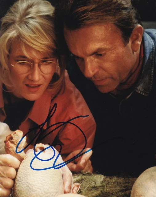 LAURA DERN SIGNED Autogramm 20x25cm JURASSIC PARK in Person autograph ...
