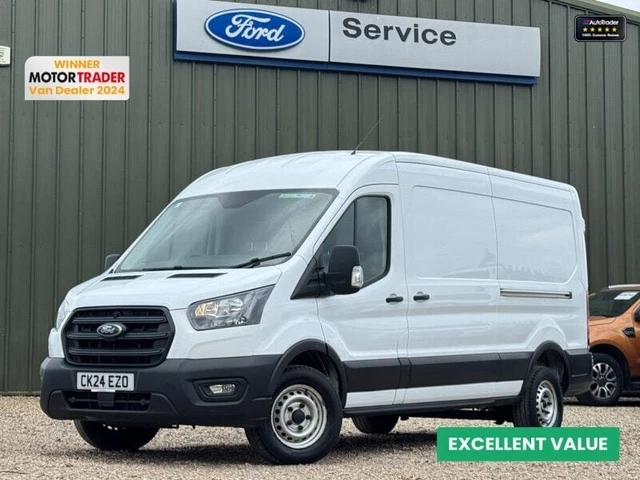 2024 FORD TRANSIT LWB L3H2 Medium Roof 350 Leader Aircon EURO 6 Panel ...
