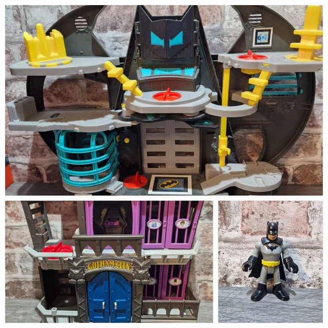 IMAGINEXT BATMAN BUNDLE - Batcave , Gotham City Jail & Lfigure £19.99 ...