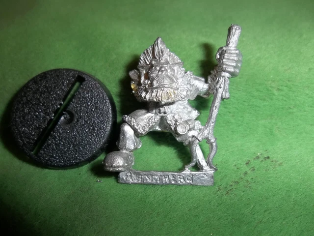 WARHAMMER40K SPACE Ork Snake Biter Runt Herd With Runt Pole Lot T £10. ...
