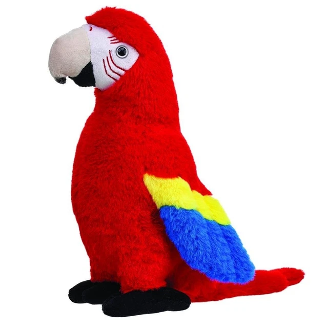 RED MACAW PARROT Plush Toy 40 cm £23.98 - PicClick UK