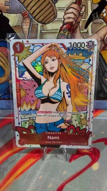 ONE PIECE CARD Game - Nami ST01-007 Alt-Art Treasure Rare! OP06 English! OP TCG EUR 121,46 ...