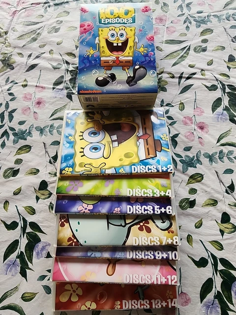 SPONGEBOB SQUAREPANTS: THE First 100 Episodes (DVD, 2009, 14-Disc Set ...