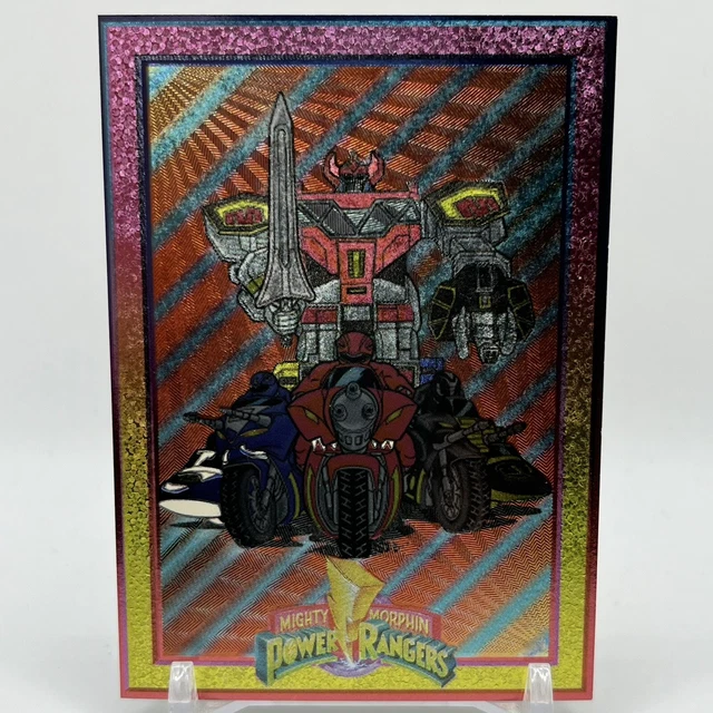 1994 MIGHTY MORPHIN Power Rangers Series 1 Mega Power Foil Card #67 EUR ...