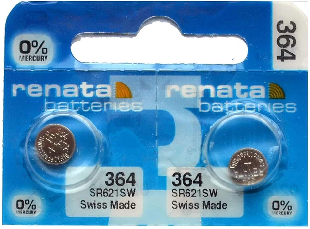 RENATA 2X BATTERIE Montre - Fabriqué En Suisse Toutes Les Tailles ...