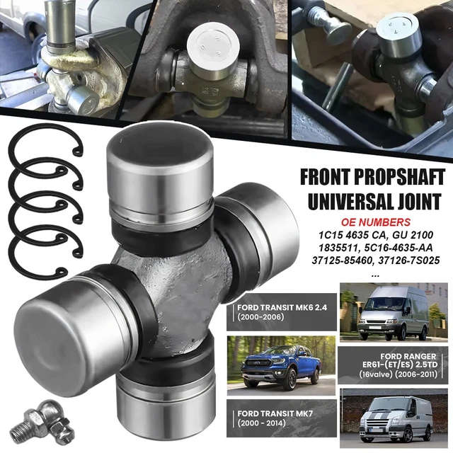 PROPSHAFT UNIVERSAL JOINT UJ for Ford Transit MK6 2.4 MK7 Ranger 2.5TD ...