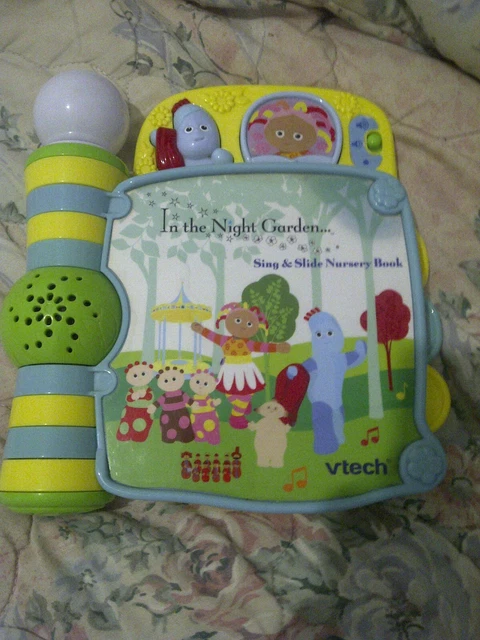 VTECH IN THE Night Garden Sing & Slide Musical Book - Tested & Working ...