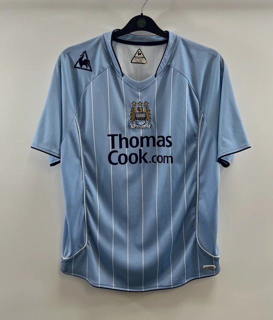 MANCHESTER CITY HOME Football Shirt 2007/08 Adults XL Le Coq Sportif ...