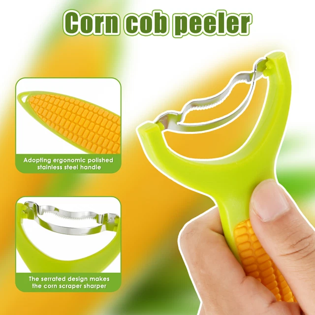 3/6PCS CORN COB Peeler 304 Stainless Steel Blade Corn Stripper Manual ...