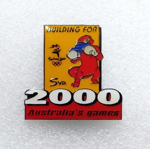 2000 SYDNEY OLYMPIC Games Mascot Syd Build For Australia Pin ~ 2024 ...