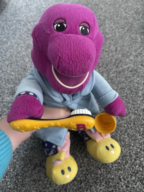 BARNEY RETRO TOOTH brushing Singing Dancing Musical Plush £16.32 ...