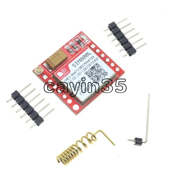 SMALLEST SIM800L GSM GPRS Module Card Board Quad-band Onboard With ...