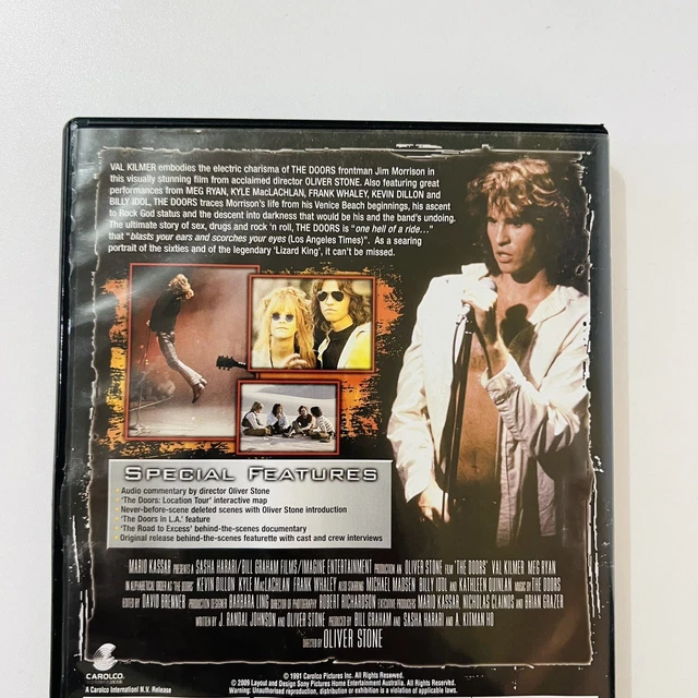 THE DOORS MOVIE Dvd Region 4 Val Kilmer Meg Ryan Oliver Stone £11.38 ...