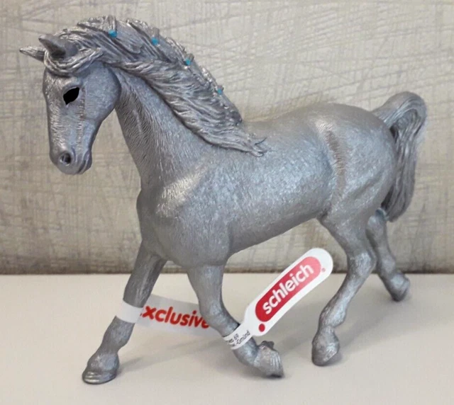 SCHLEICH 72193 SILVER Horse/Holiday Horse (Exclusive) - New £33.85 - PicClick UK