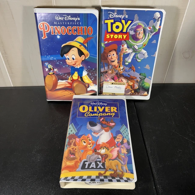 DISNEY’S TOY STORY vhs 1995 Bundle Deal With Pinocchio And Oliver ...