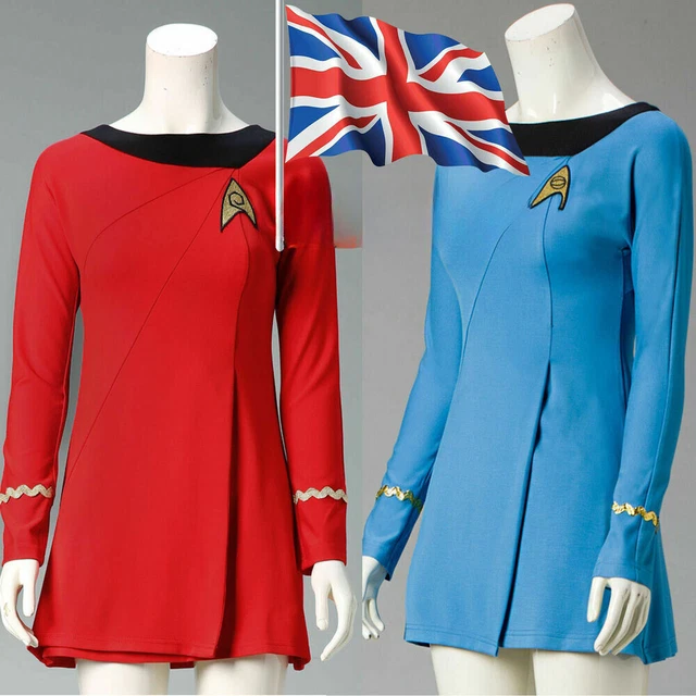 STAR TREK TOS Female Duty Uniform The Original Series Starfleet Red ...
