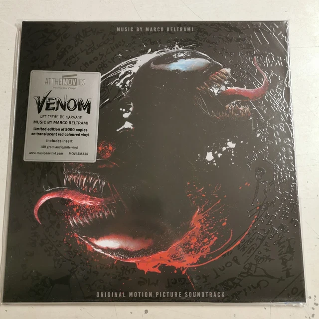 VENOM: LET THERE Be Carnage OST - Ltd Numbered Edition Red Vinyl LP EUR ...