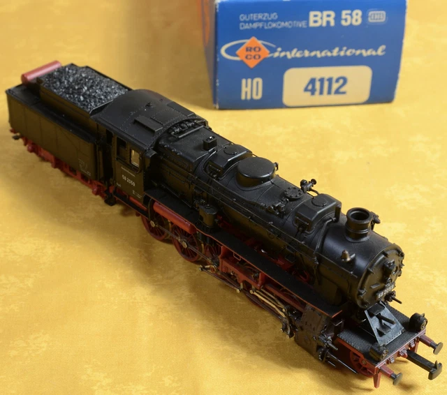 ROCO 4112 DAMPFLOK Baureihe 58 2059 der DB / OVP EUR 48,49 - PicClick DE
