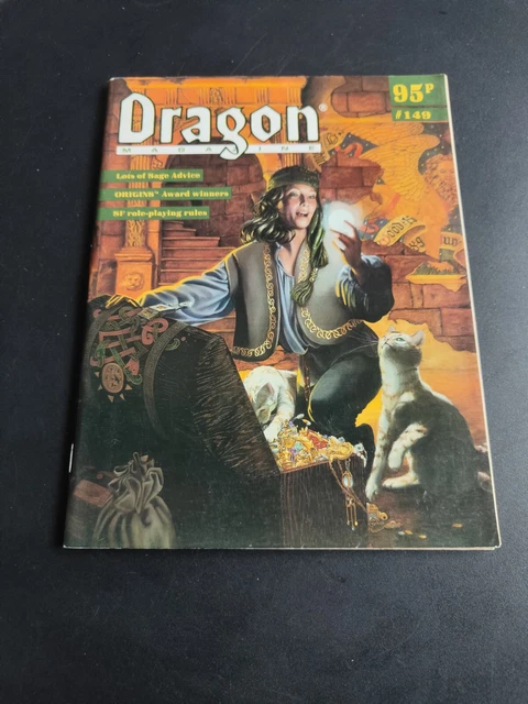 DRAGON MAGAZINE OFFICIAL Dungeons and Dragons TSR Roleplaying 149 ...